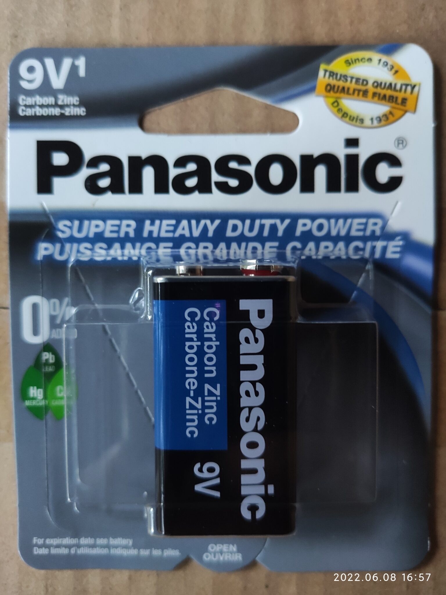 Panasonic Super Heavy Duty 9v battery – AMALL